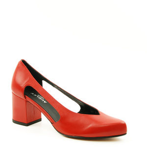 Audley | Shoes | Audley Red Cut Out Pumps | Poshmark